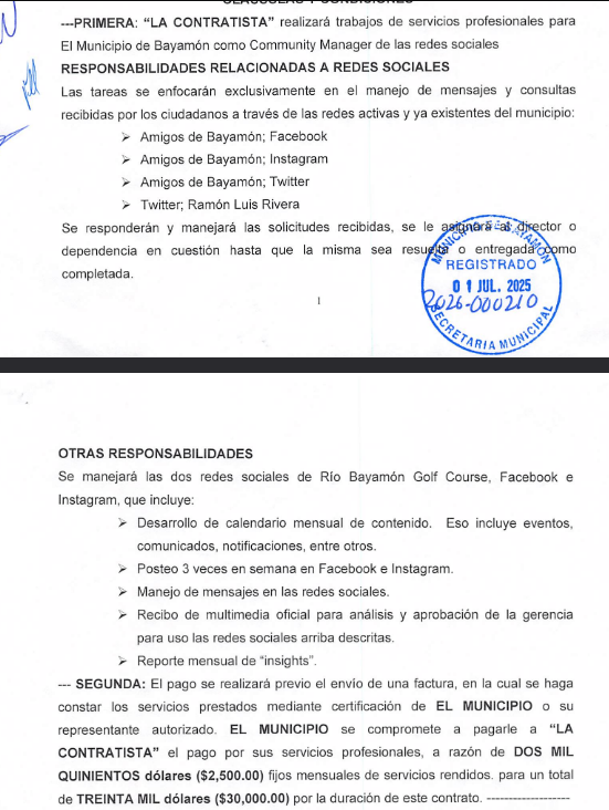 Municipio de Bayamón mantiene múltiples contratos de publicidad ...